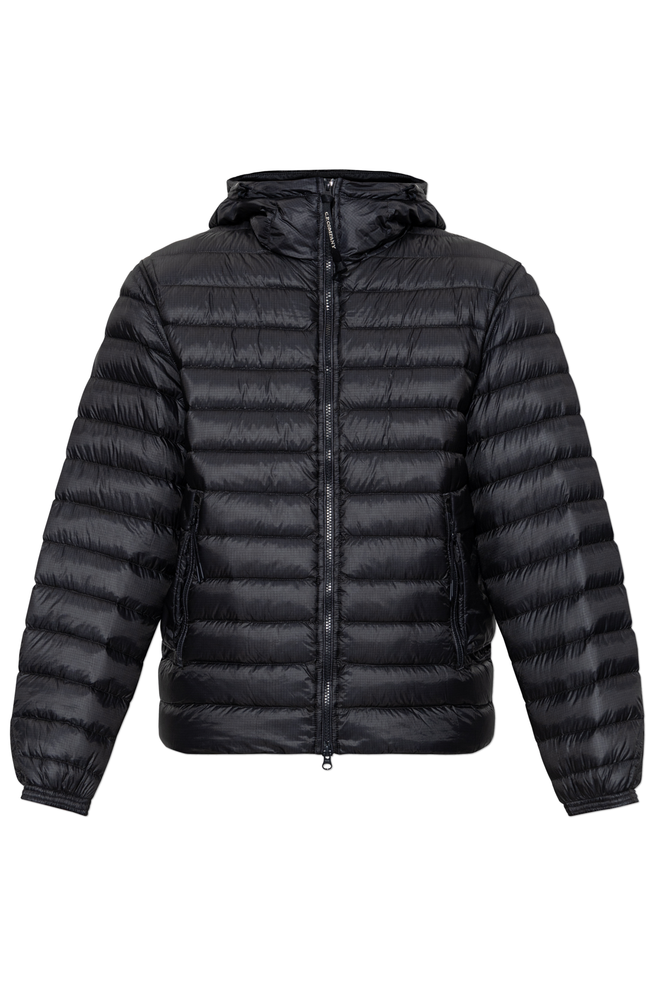 C.P. COMPANY C.P. Company Quilted Down Jacket with Drawstring Hood